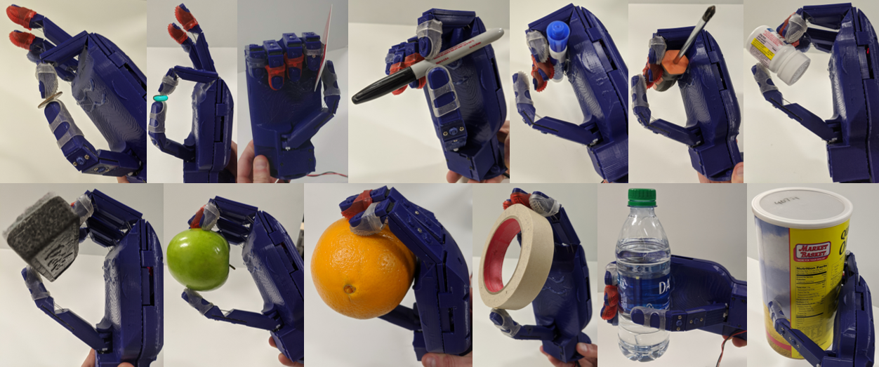 Kinematic Optimization of an Underactuated Anthropomorphic Prosthetic ...